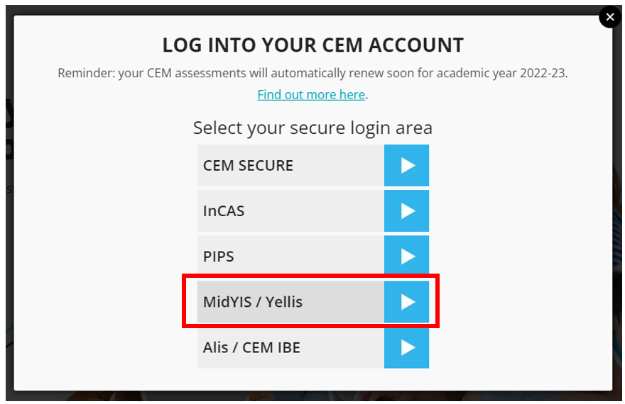 Accessing the Computer Adaptive Baseline Test (CABT) – CEM